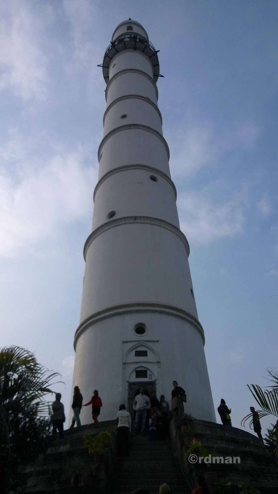 Dharahara with cloud