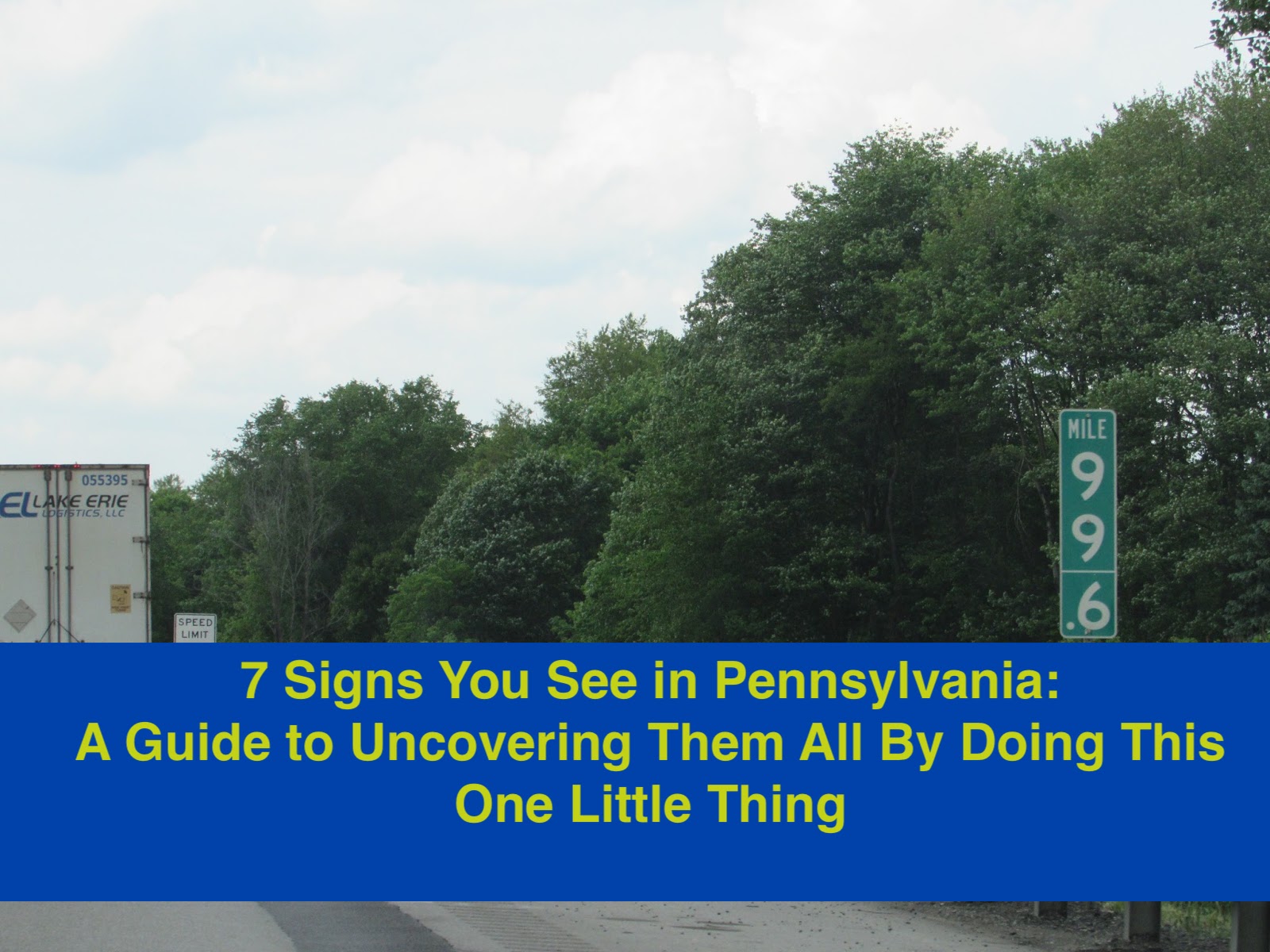 7 Signs You See In Pennsylvania | Interesting Pennsylvania and Beyond