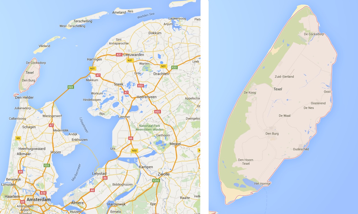 SA Stamboom: Besoek aan Texel, Nederland