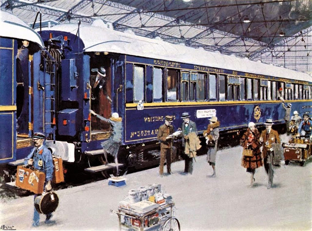 The Passing Tramp: Red, Hot and Blue: The Mystery of the Blue Train ...