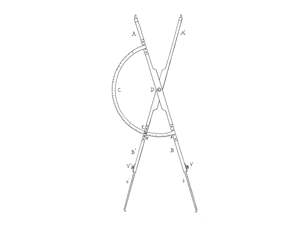 Research of Artistic Anatomy: Compas de proportions (1893)