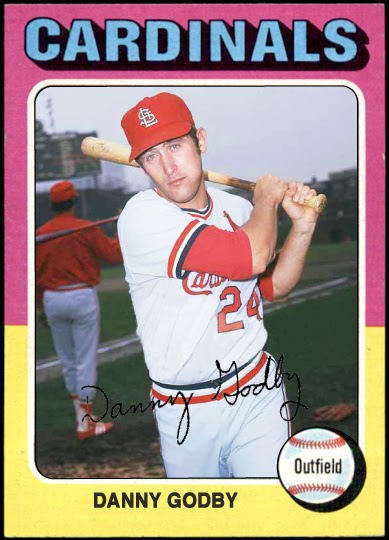 WHEN TOPPS HAD (BASE)BALLS!: NOT REALLY MISSING IN ACTION- 1975 DANNY GODBY