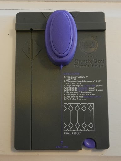 WORKIN' OUT THE INKS: CANDY BOX PUNCH BOARD