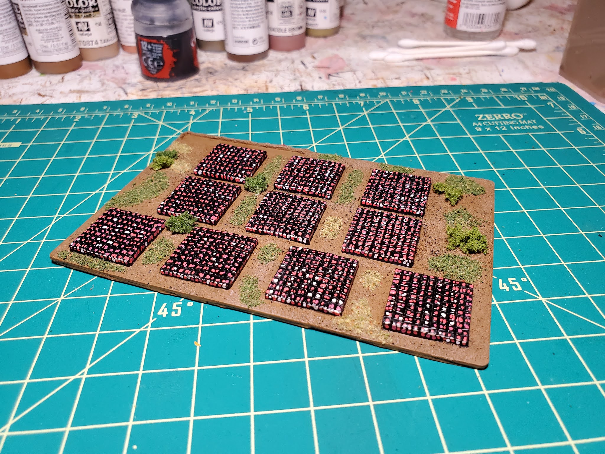 By Brush and Sword: Miniature Musings - Painting 2mm Miniatures
