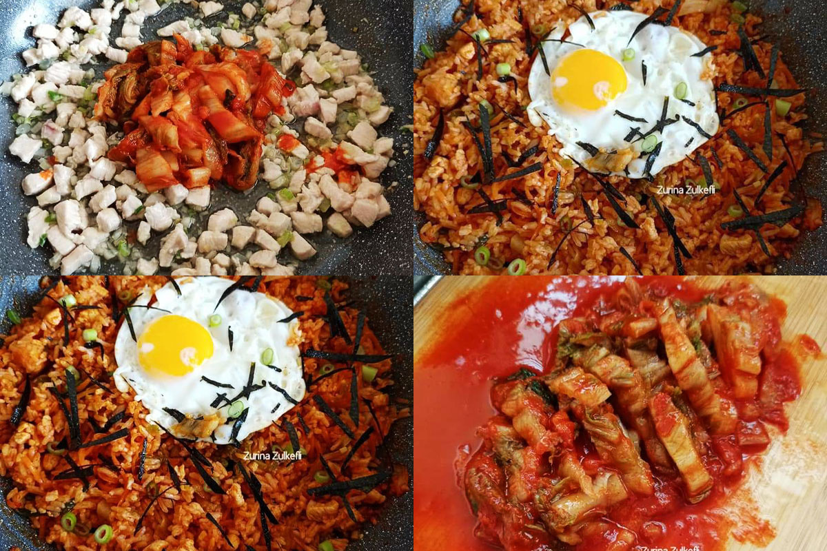 Resepi Nasi Goreng Kimchi Sedap Dan Pedas, Rasanya Yang Unik Pasti Akan ...