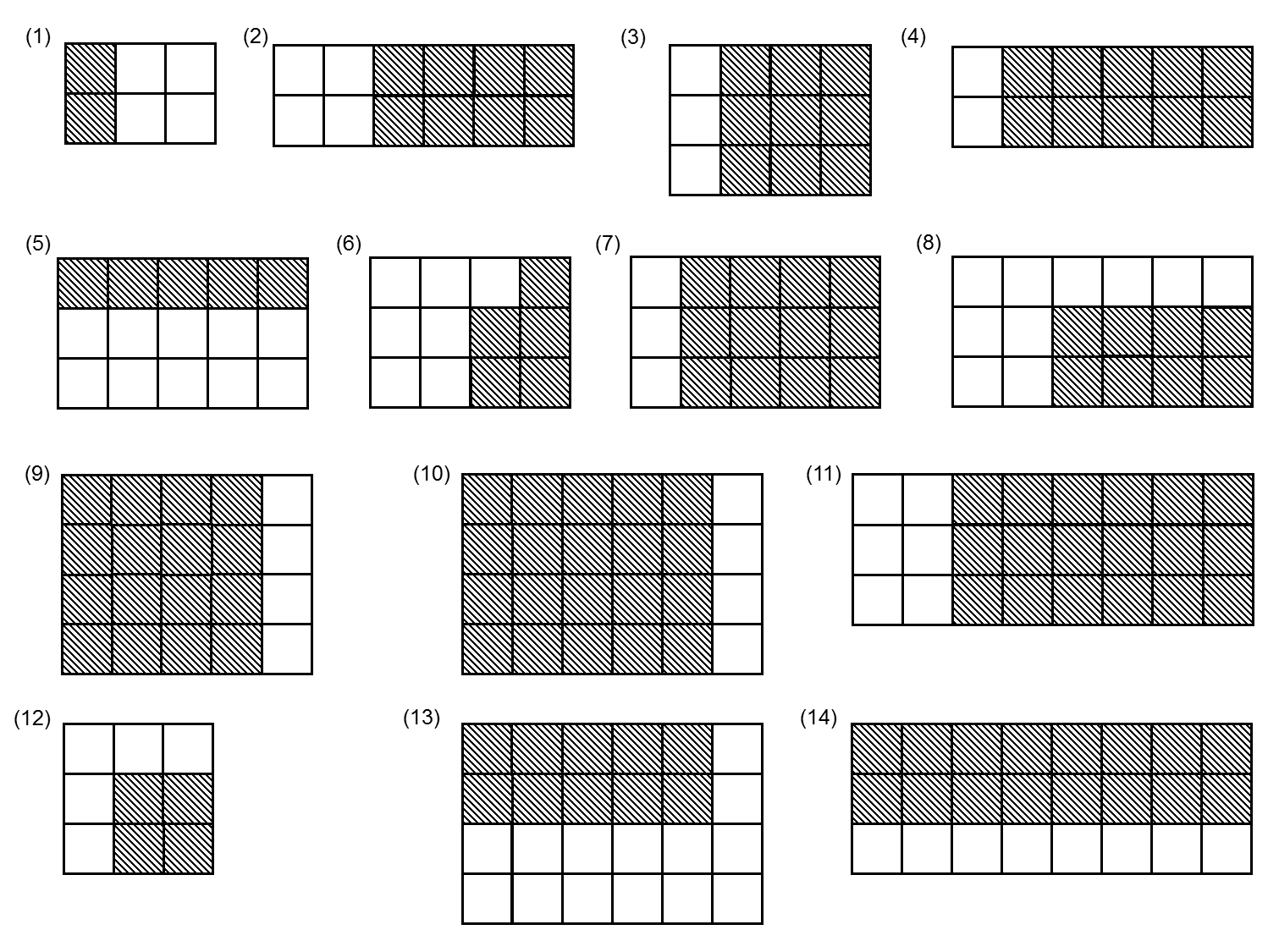 MEDIAN Don Steward Mathematics Teaching Equivalent Fractions Shaded