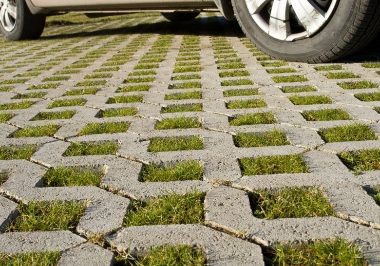 Custom Stoneworks & Design Inc.: Green Driveways with the Turfstone Paver