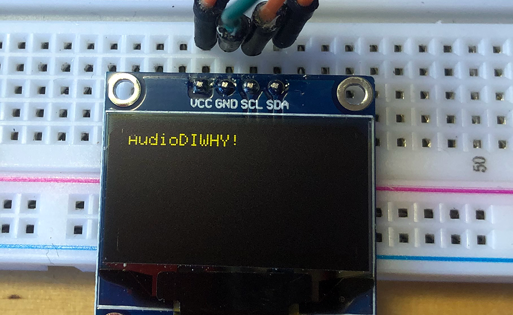AUDIODiWHY : Embedded C--AVR--Get an OLED display working (SSD1306 I2C ...