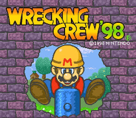 Indie Retro News: Wrecking Crew ‘98 - A rare Mario Puzzler on the SNES ...