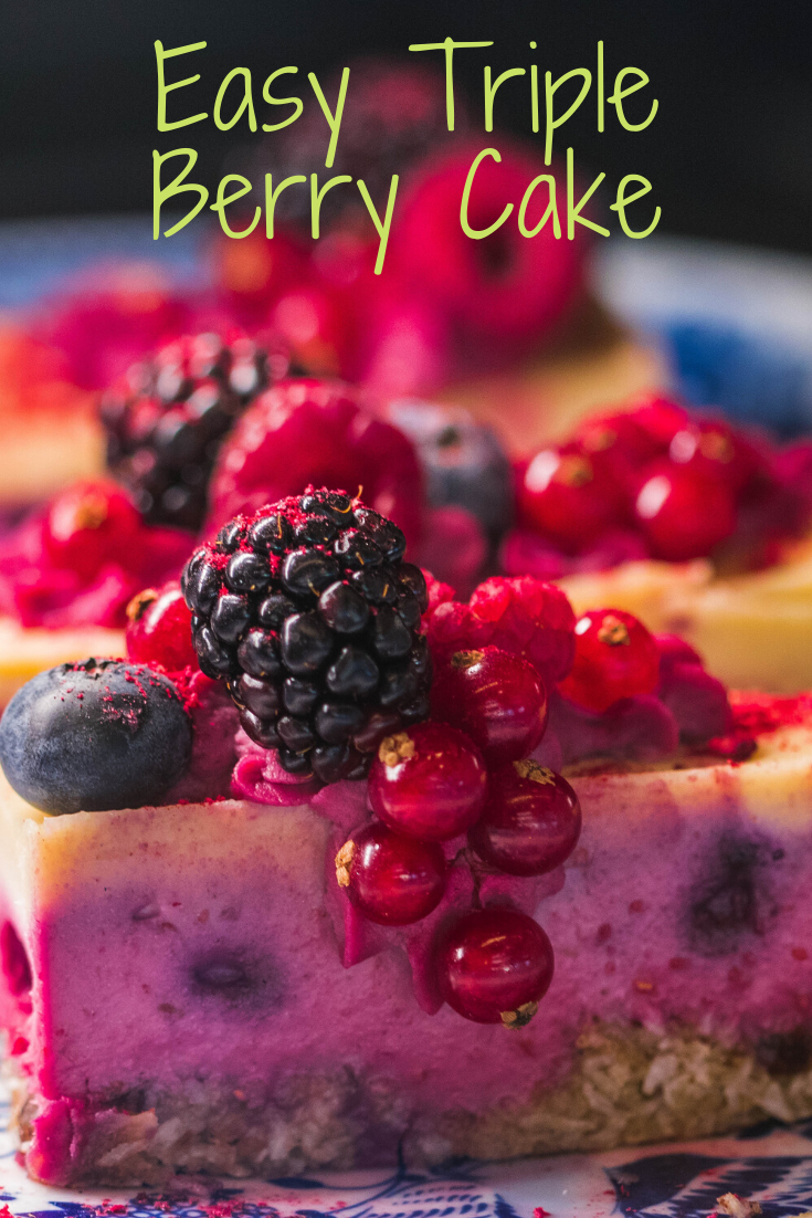 Easy Triple Berry Cake