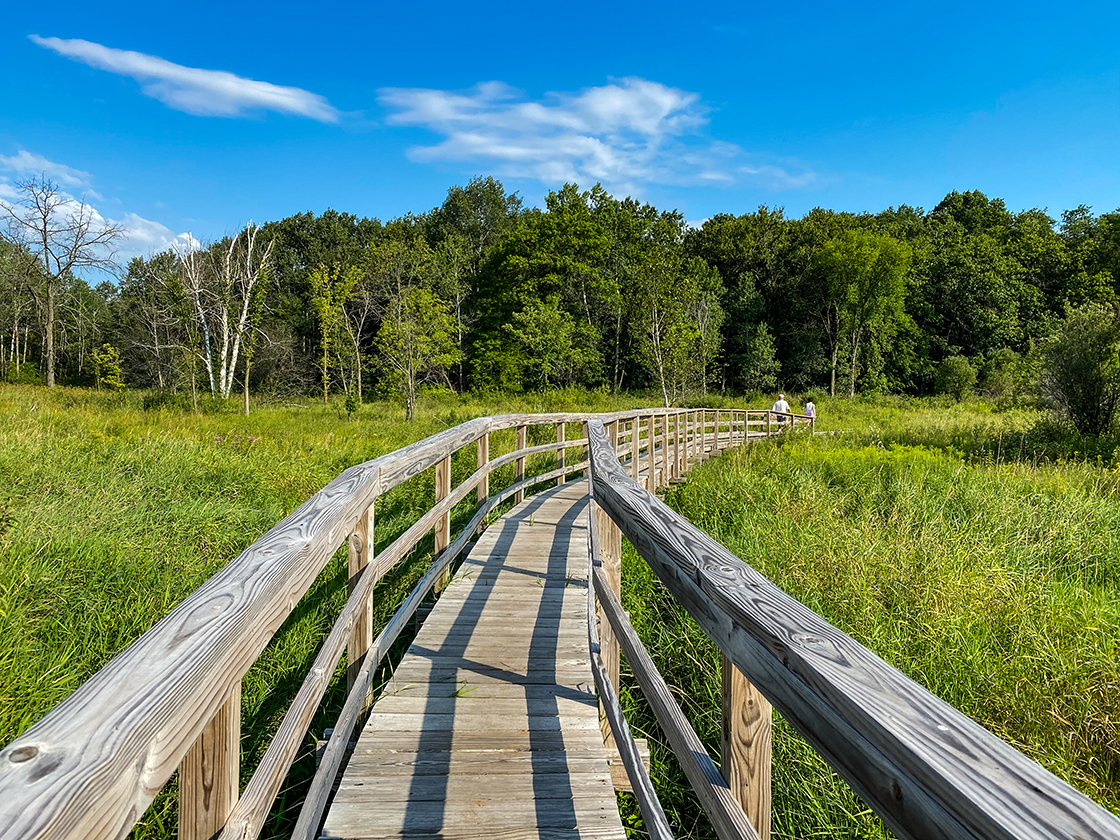Hiking the Merrrimac Preserve Trails