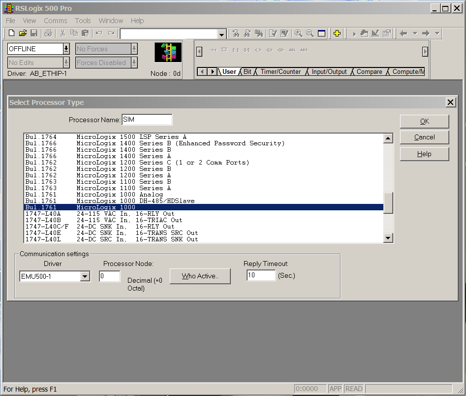 Guía rápida RSLogix500 #7 Como usar el simulador con RSLogix500. - El ...