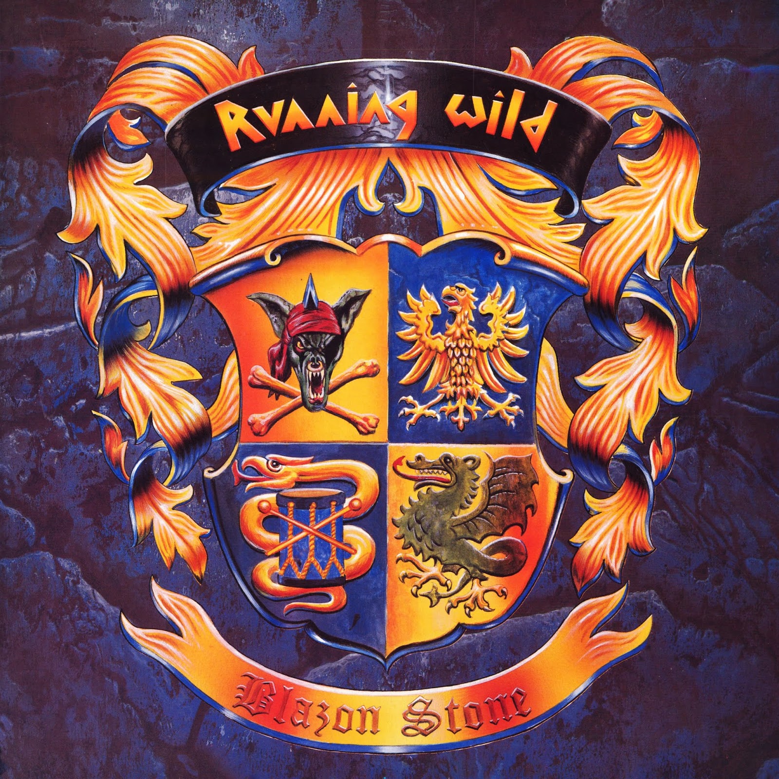 1991 Blazon Stone - Running Wild - Rockronología
