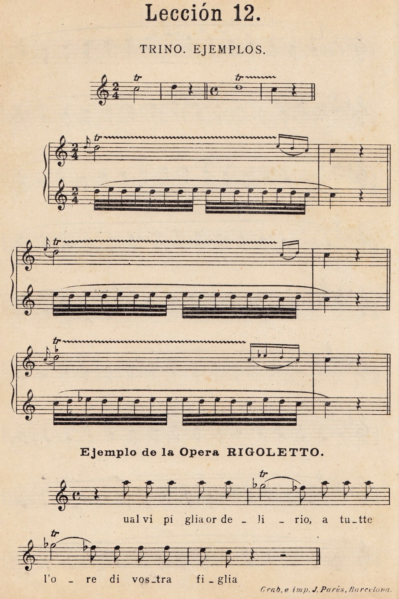 BELCANTO ITALIANO: L'arte del trillo nella tecnica del belcanto: TRILLO ...