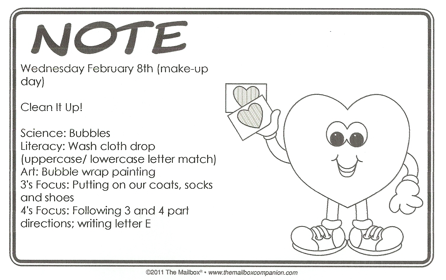 Discovery Days Preschool: February Lesson Plans