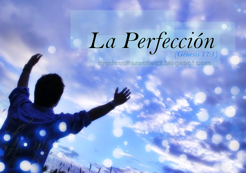 Jesús Tu Unica Alternativa: La perfección