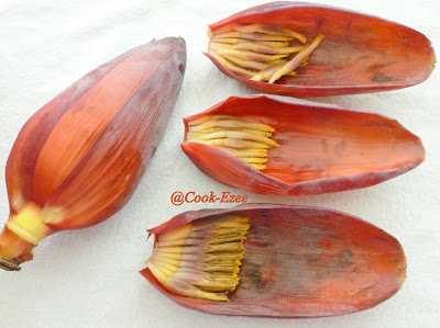 COOK-EZEE: Vazhakoombu Thoran - Plantain Flower Stir Fry(Sabzi)