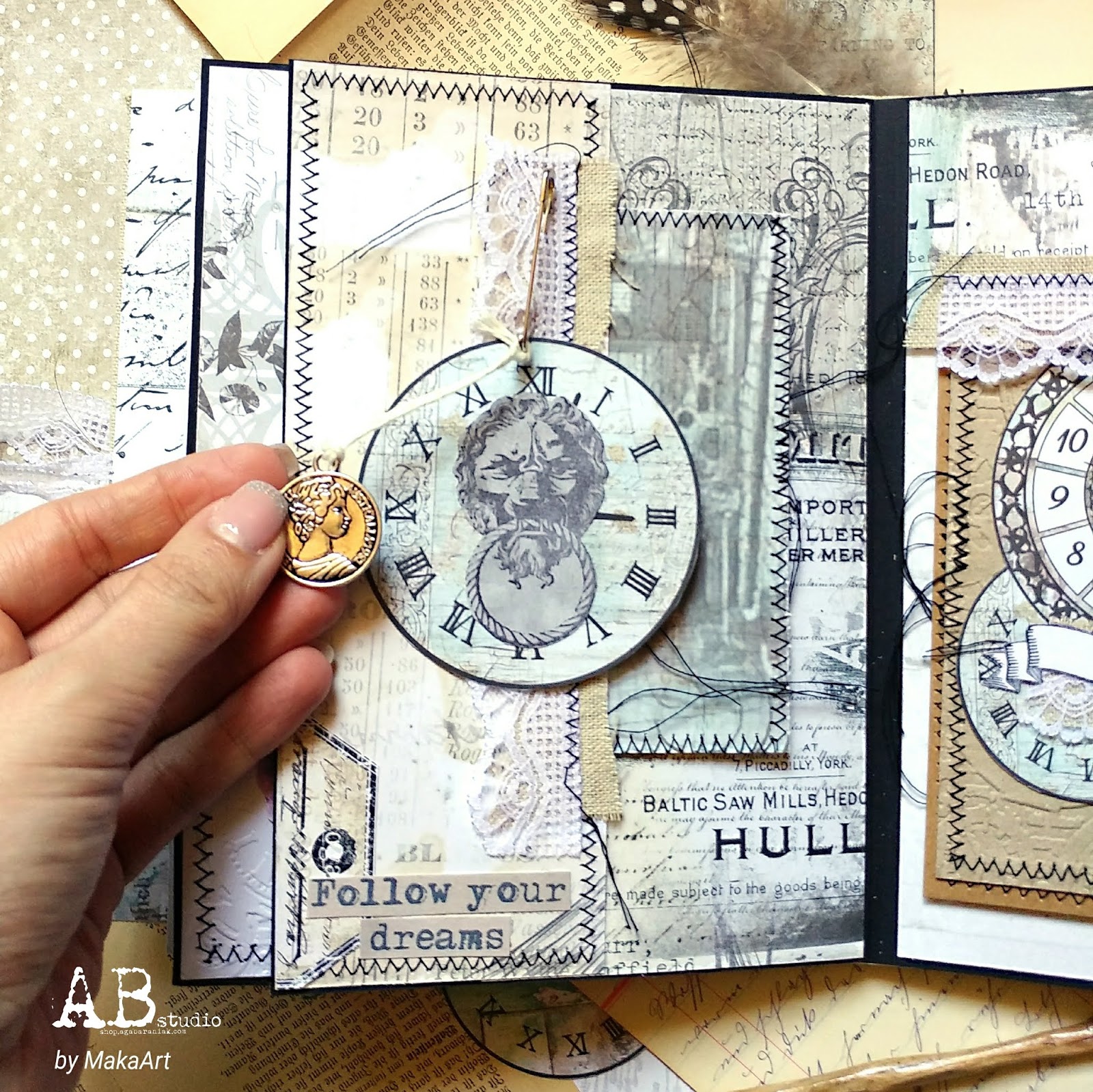 My journey through the mixed media world...: Junk Book "Share the good ...