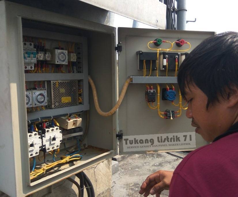 PEMBUATAN PANEL ATS AMF 1 PHASA - Pembuatan panel listrik