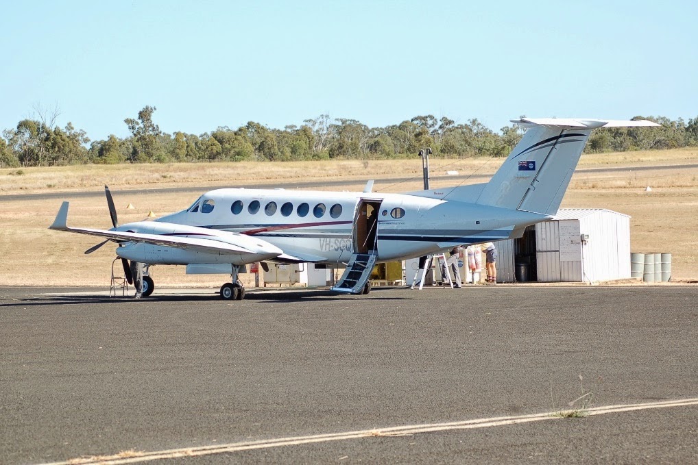 Central Queensland Plane Spotting: Qld Gvt Super King Air VH-SGQ - Plus ...