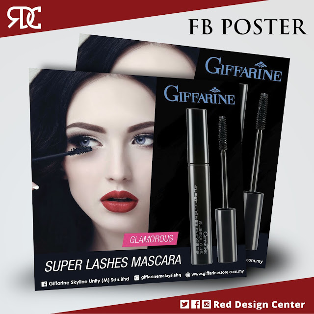 Red Design Center: Poster Design Mascara - Facebook Ads