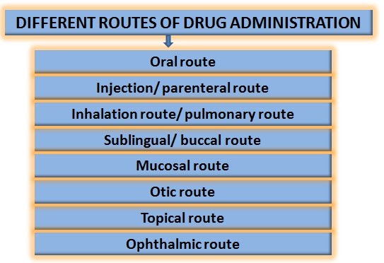 Chrominfo: Different routes of drug administration