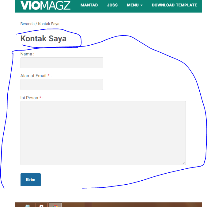 Tips Cara Buat Halaman About dan Contact Us untuk Blog - hanalfa.com