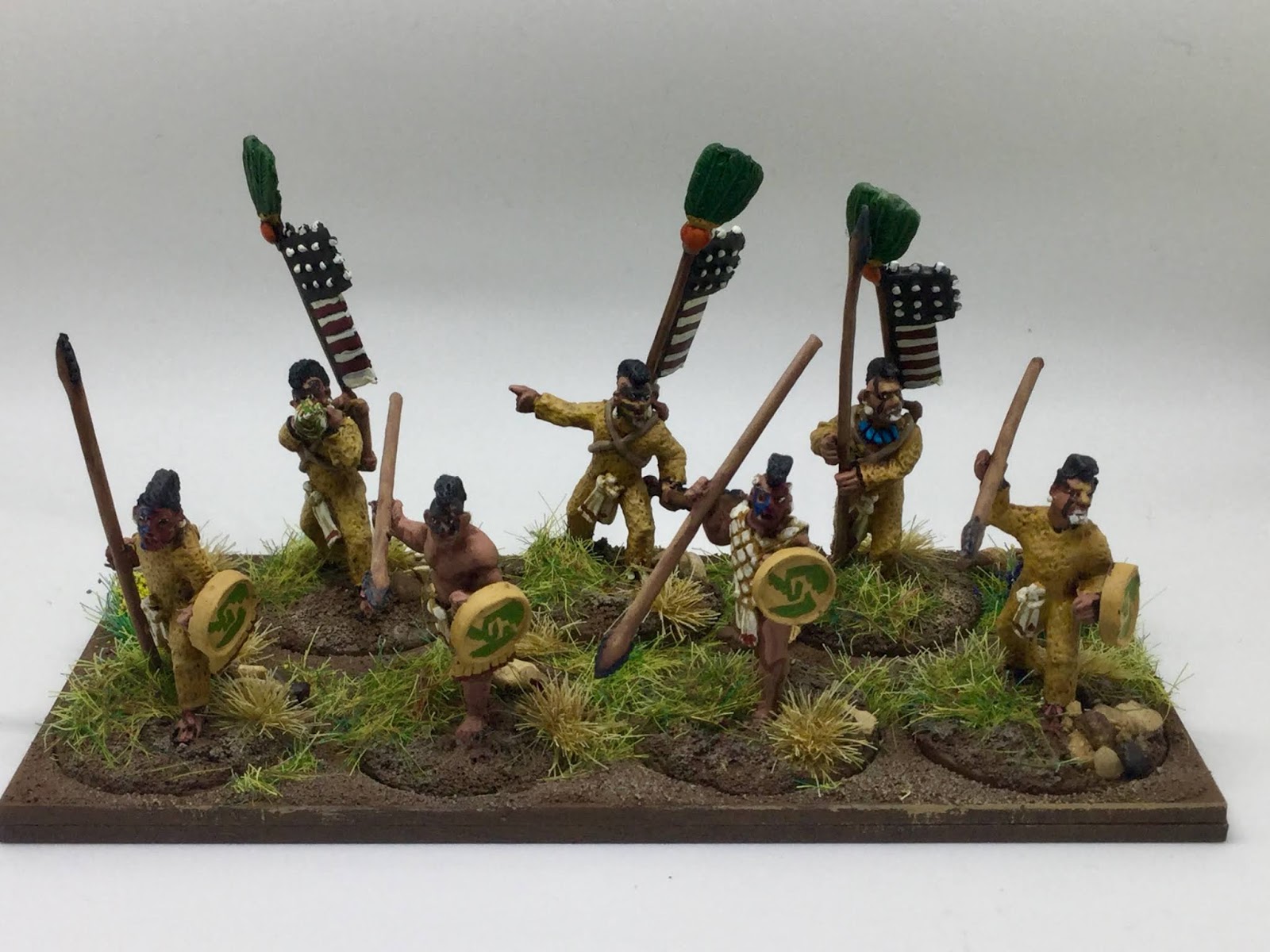 '74s to 88s' - A Model and Wargames blog: Impetus Aztec Army in 28mm