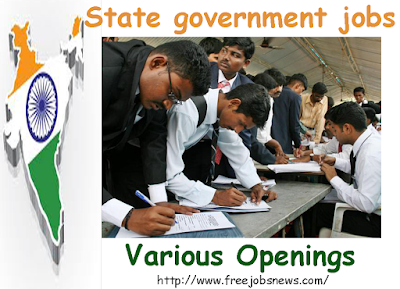 New recruitment of govt. state jobs: New recruitment of govt. state jobs
