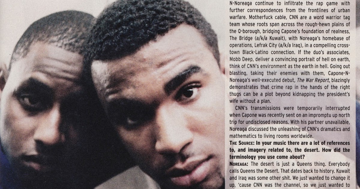 Hip-Hop Nostalgia: Capone-N-Noreaga In The Source (May, 1997)