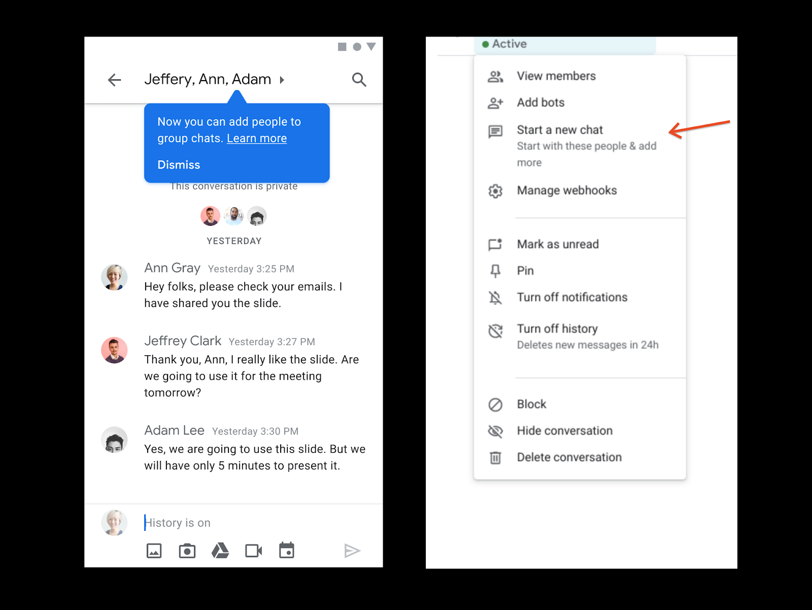 Google Chat will soon automatically include classic Hangout group ...