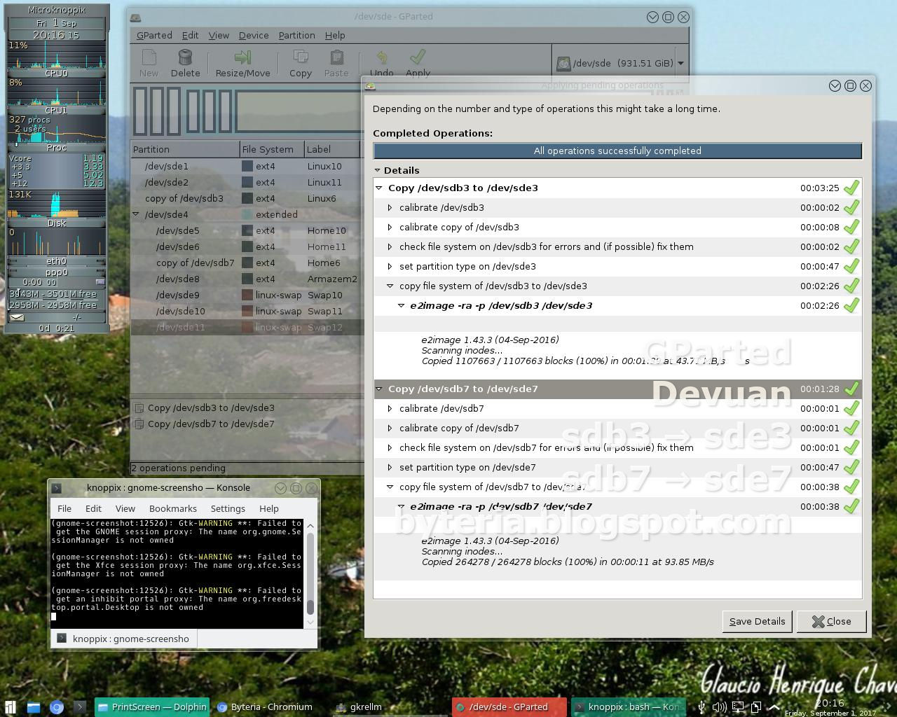 Byteria: Devuan Xfce e MATE - instalação e configuração