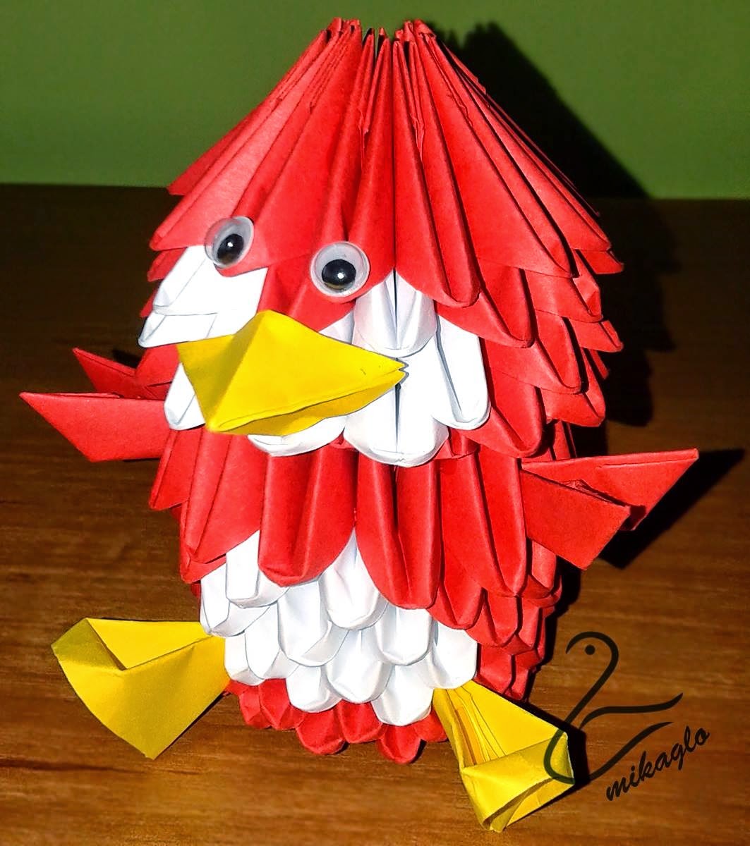 Origami 3d - mikaglo: 17. Kolorowe kaczuszki z origami / 3d origami ...