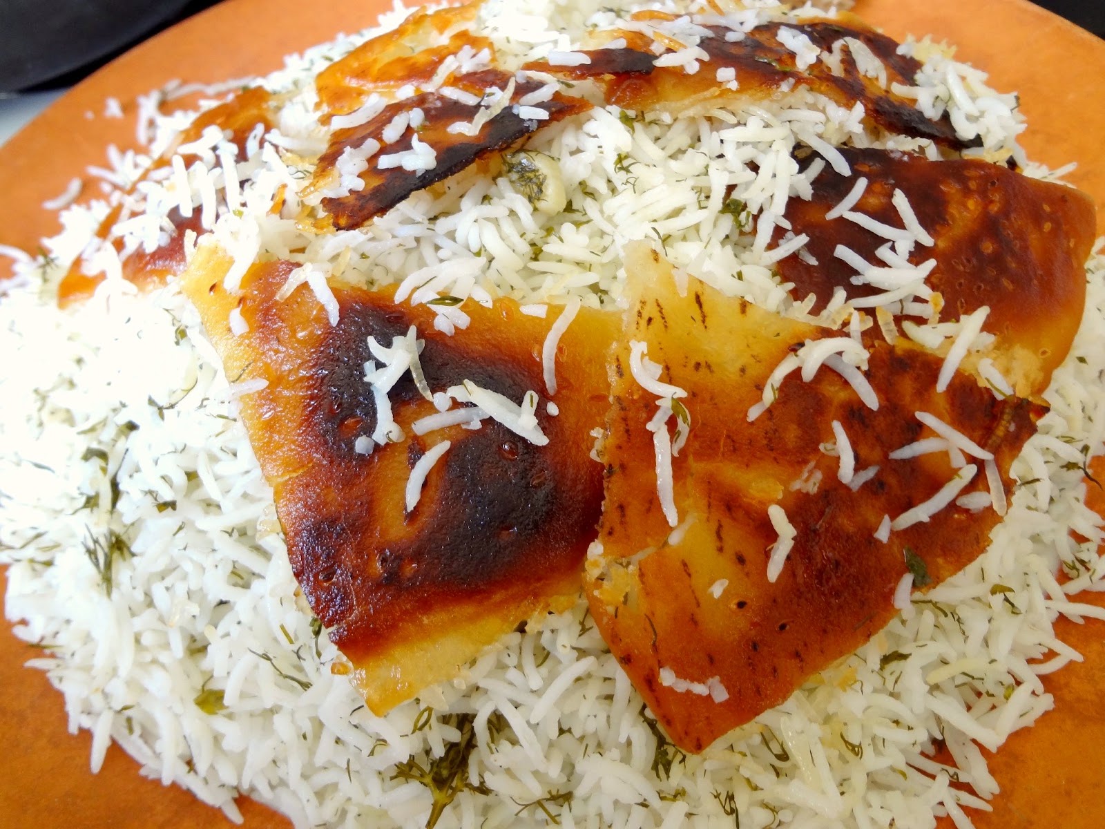 Herb Garlic Rice with Bready Undergarments worth fighting for