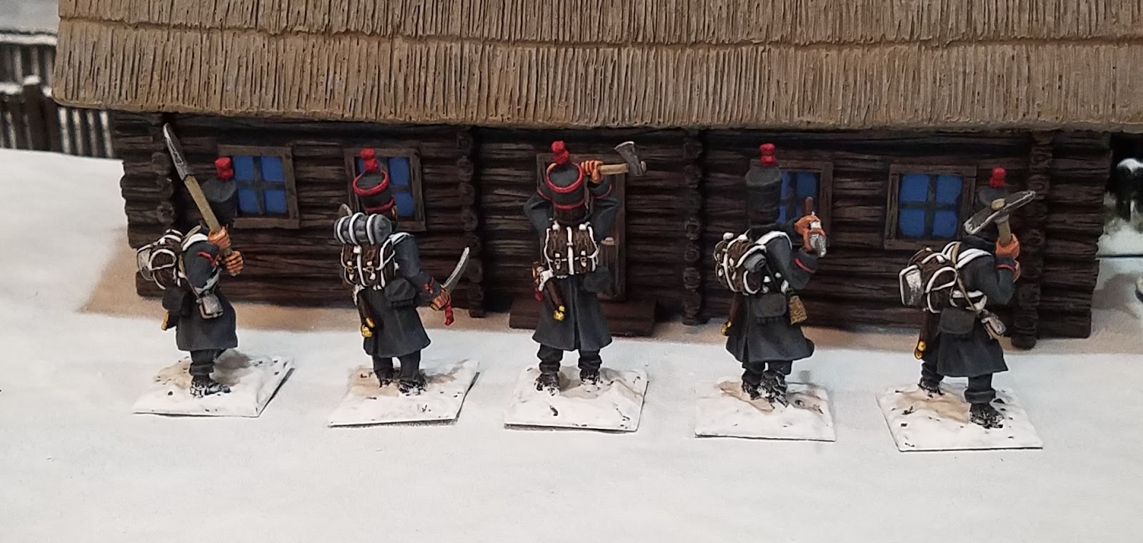 One of My Men Became Restless: 28mm Warlord Napoleonic French Engineers
