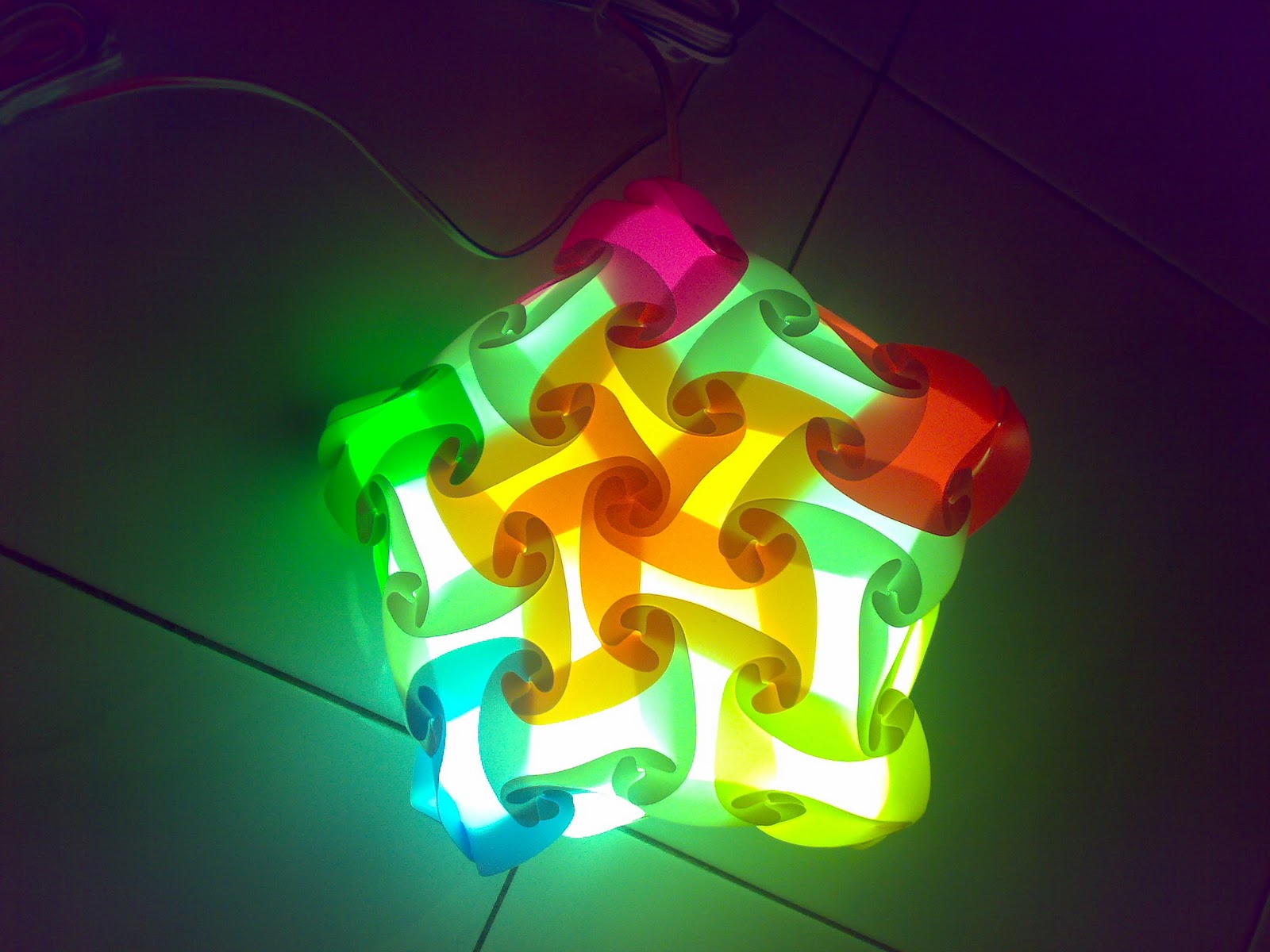 VLightDeco IQ Light Puzzle Pendant Jigsaw Lamp Styles: 04/01/11
