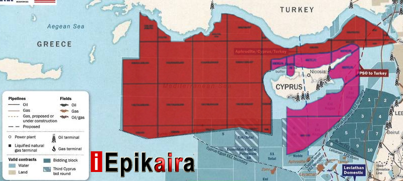 ΑΠΟΚΑΛΥΨΗ: Η Τουρκία υπέδειξε συγκεκριμένες προβλέψεις του χάρτη ...