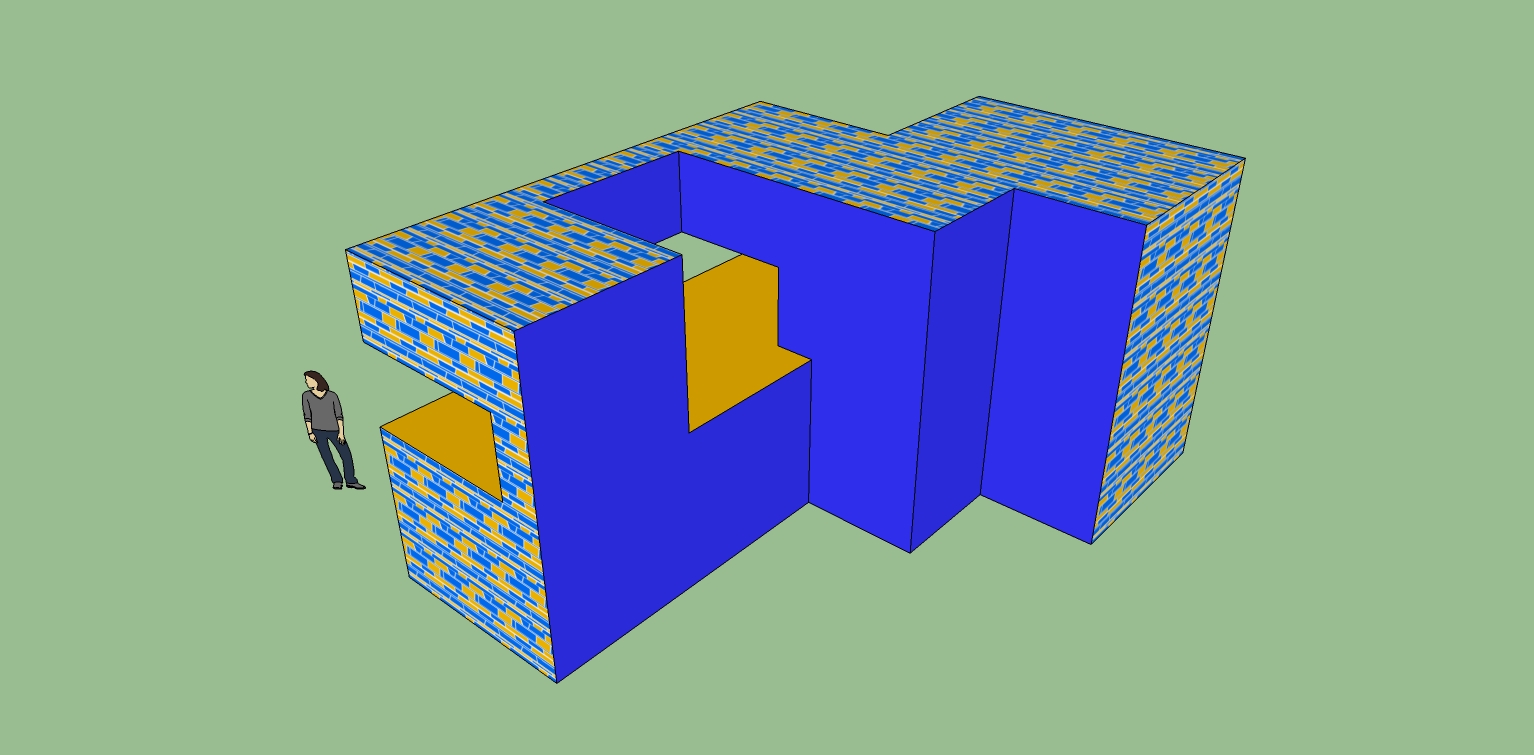Shelda Kristie - ARCH1101: Week 1: Axonometric sketchup model + CryEngine