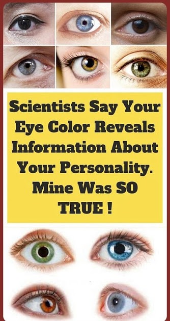 Researchers Explain What Your Eye Color Says About Your Personality ...
