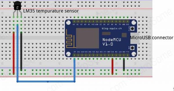 IoT Temperature Data Logger Using ESP8266 and LM35