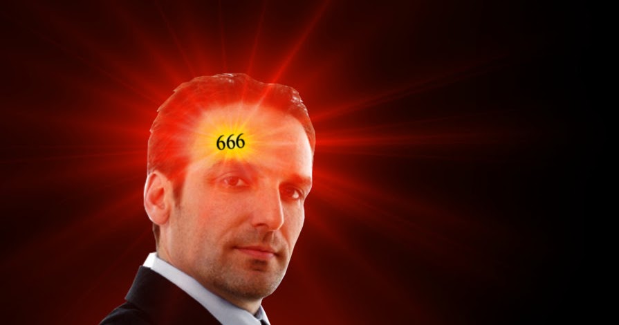 Mark of the Beast 666: Mark of the Beast 666 on the right hand and forehead