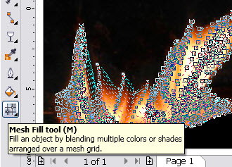 Fire Effects Using the Mesh Fill Tool CorelDRAW - Corel Draw Effect ...