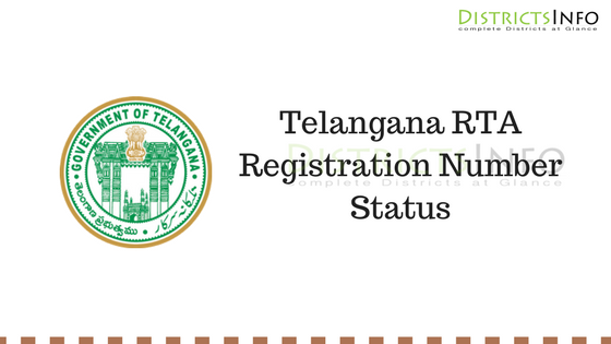 Telangana RTA Registration Number Status - How to Check