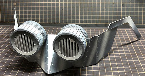 Steampunk Eyeglasses Papercraft | Paperized Crafts