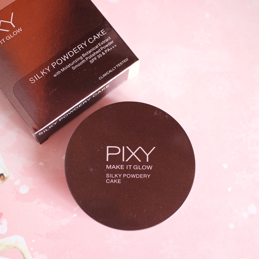 Pixy Make It Glow Silky Powdery Cake 101 Light Beige Review - E L L Y Z ...