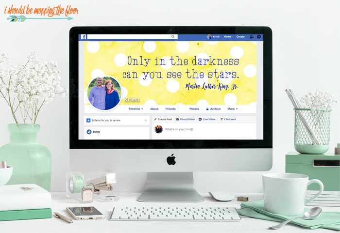 5 Free Inspirational Facebook Covers | i should be mopping the floor