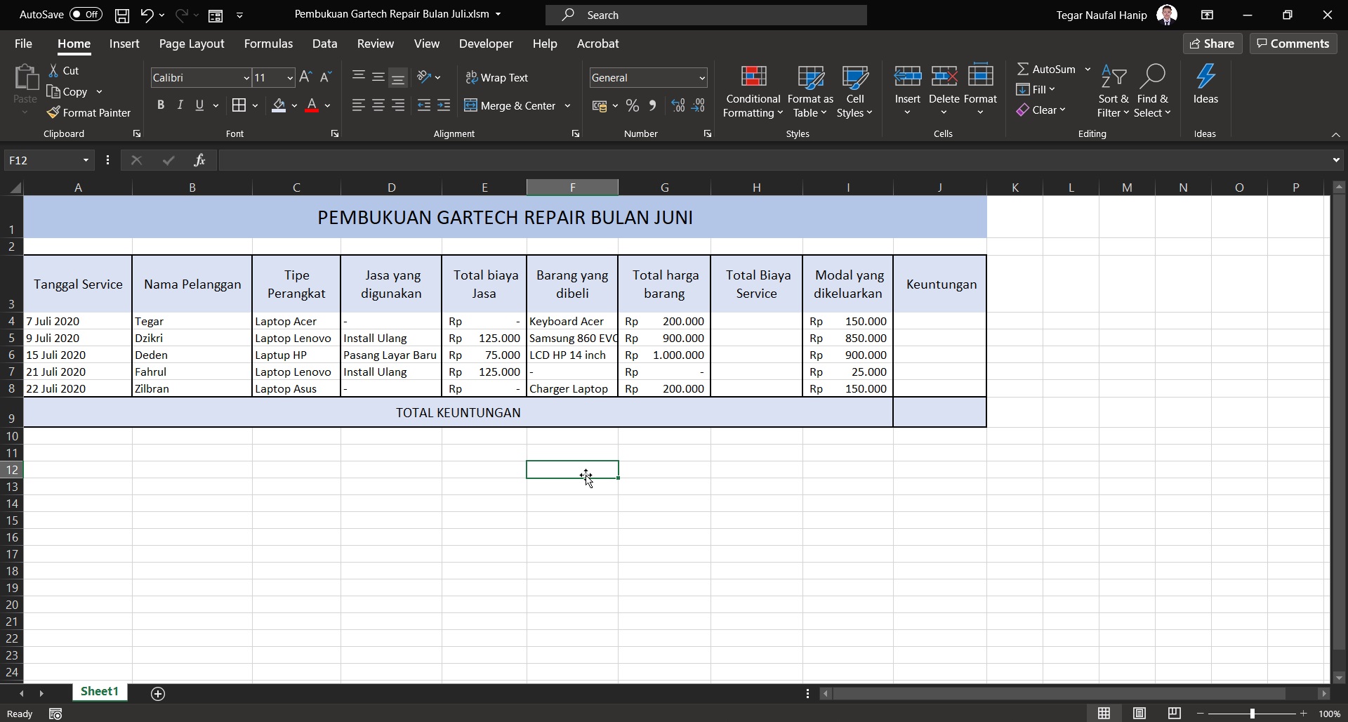 Cara Membuat, Mengedit, Menjalankan dan Menghentikan Macro pada ...