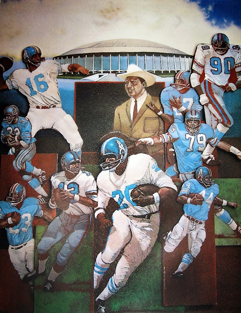Pro Football Journal Presents: NFL Art: Houston Oilers Greats