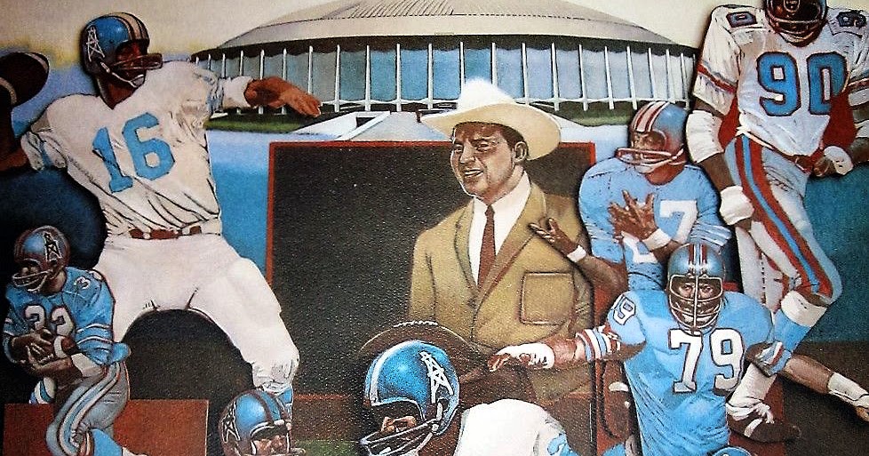 Pro Football Journal Presents: NFL Art: Houston Oilers Greats
