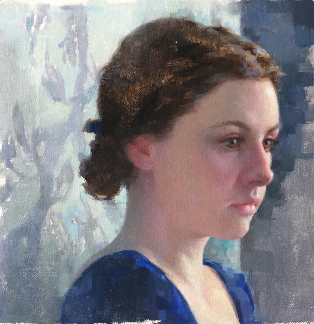 Michelle TULLY (American, 1972) | Catherine La Rose ~ The Poet of Painting